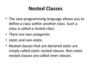 Inner classes | PPT