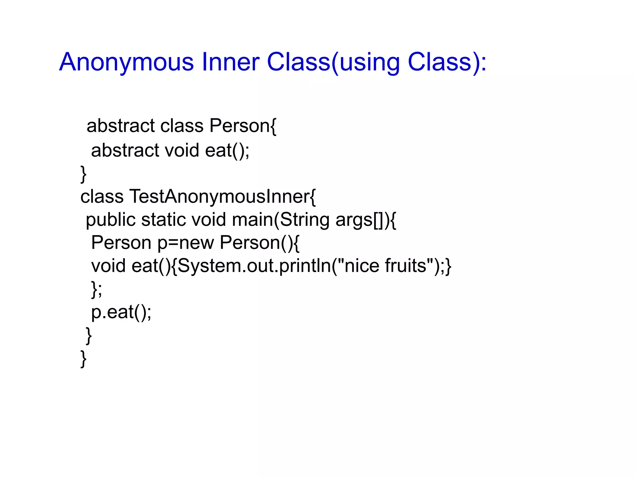 Inner classes | PPTX