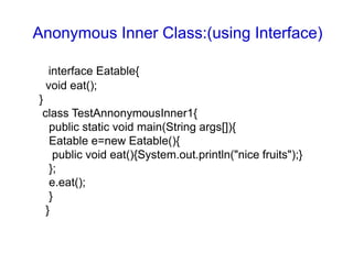Inner classes | PPTX