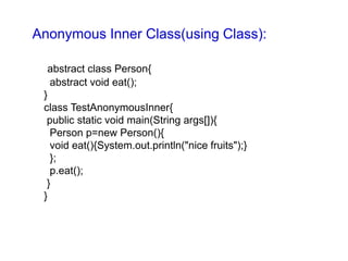 Inner classes | PPTX