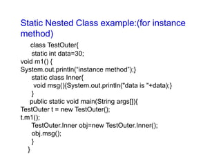 Inner classes | PPTX
