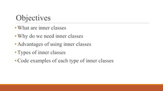 Inner Classes in Java | PDF
