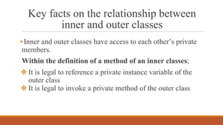 Inner Classes in Java | PDF