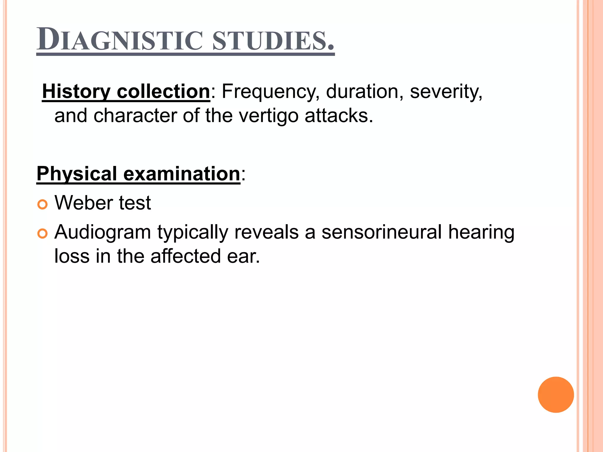 Inner ear Disorder : Nursing care | PPTX