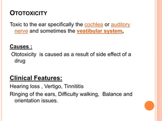 Inner ear Disorder : Nursing care | PPTX