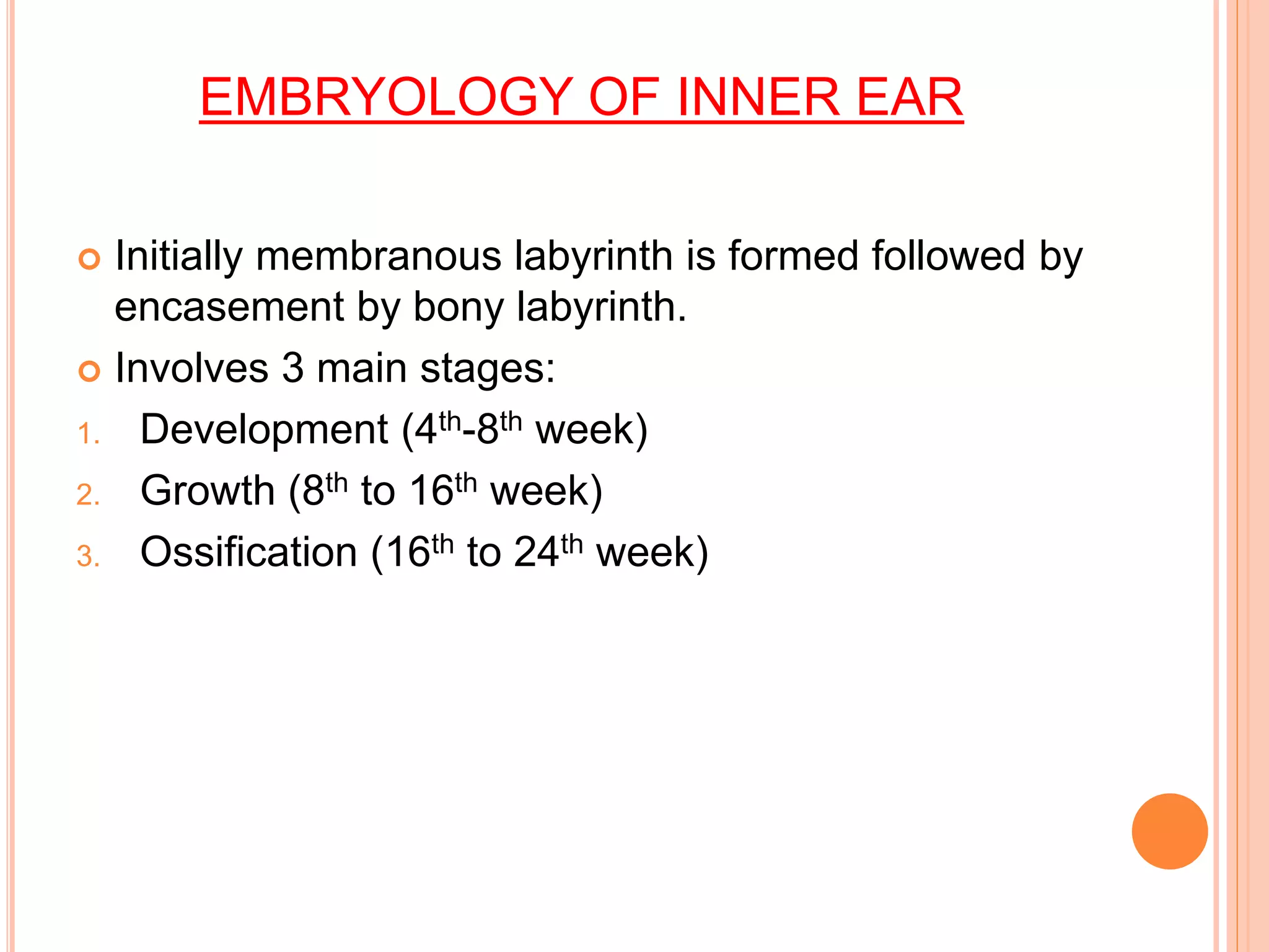 Inner ear anatomy | PPTX