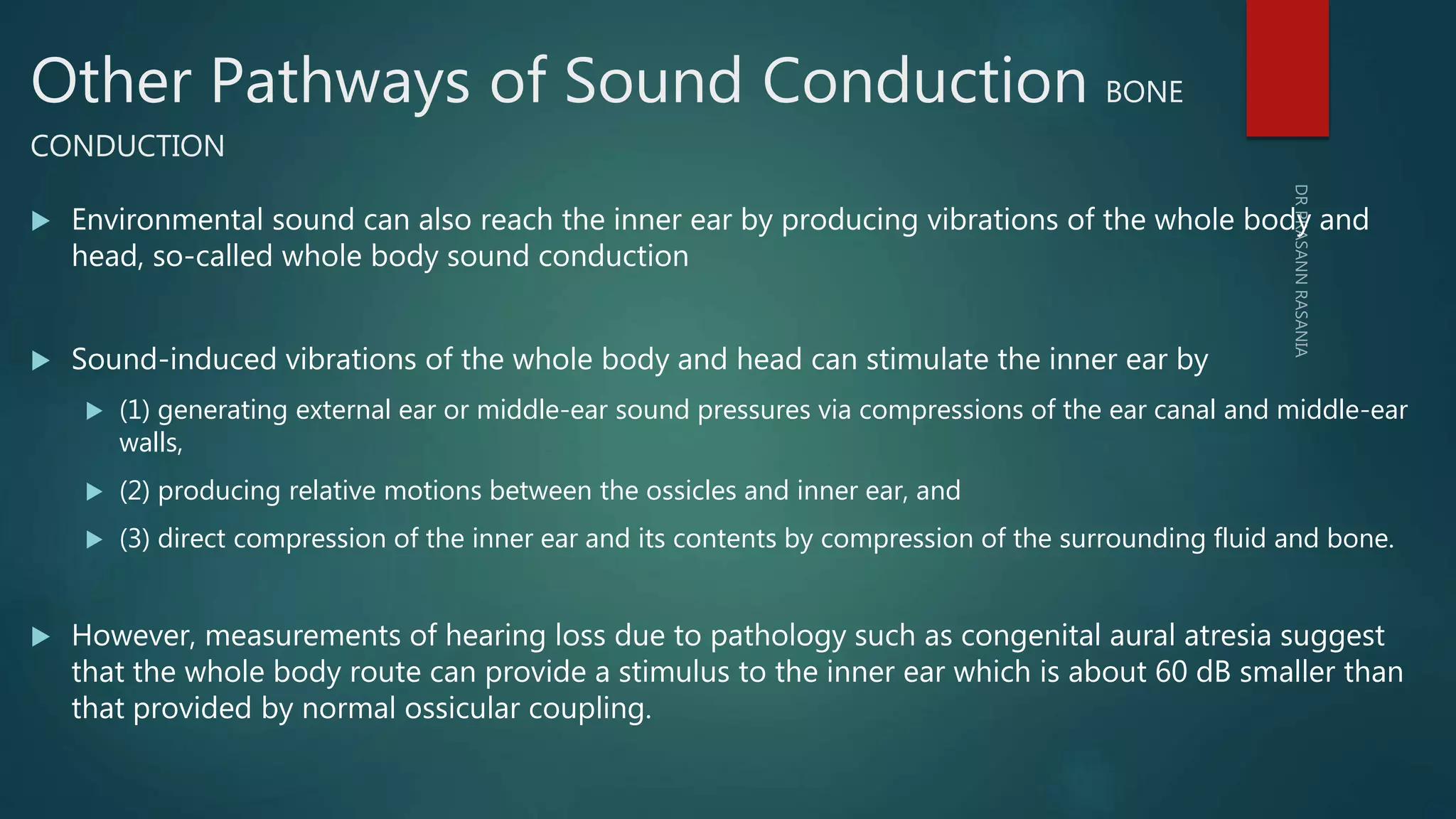 Inner ear anatomy & physiology of hearing | PPTX