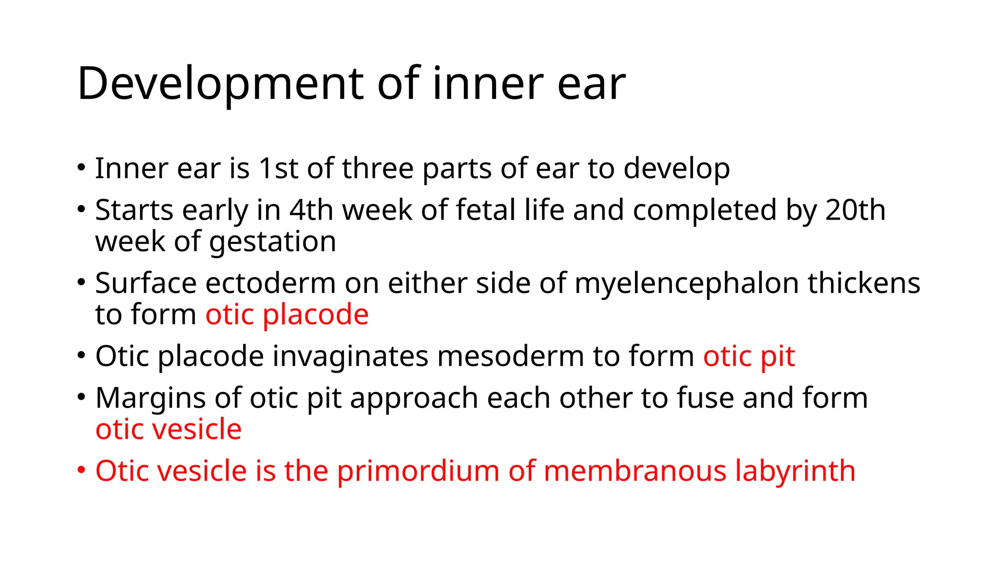 anatomy of the inner ear and it's variations pptx | PPTX