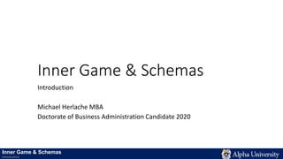 Inner Game & Schemas | PPT