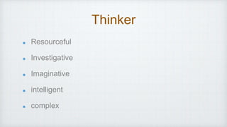 Inner heroes personality types | PPT