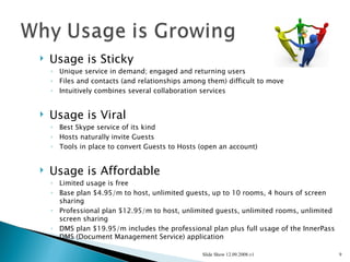 InnerPass SquawkBox Presentation.08-12-09 | PPT