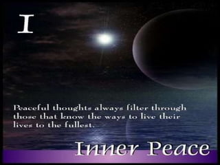 Inner peace & outer peace = world peace | PPT