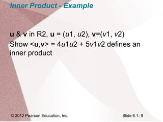 Inner product | PPT