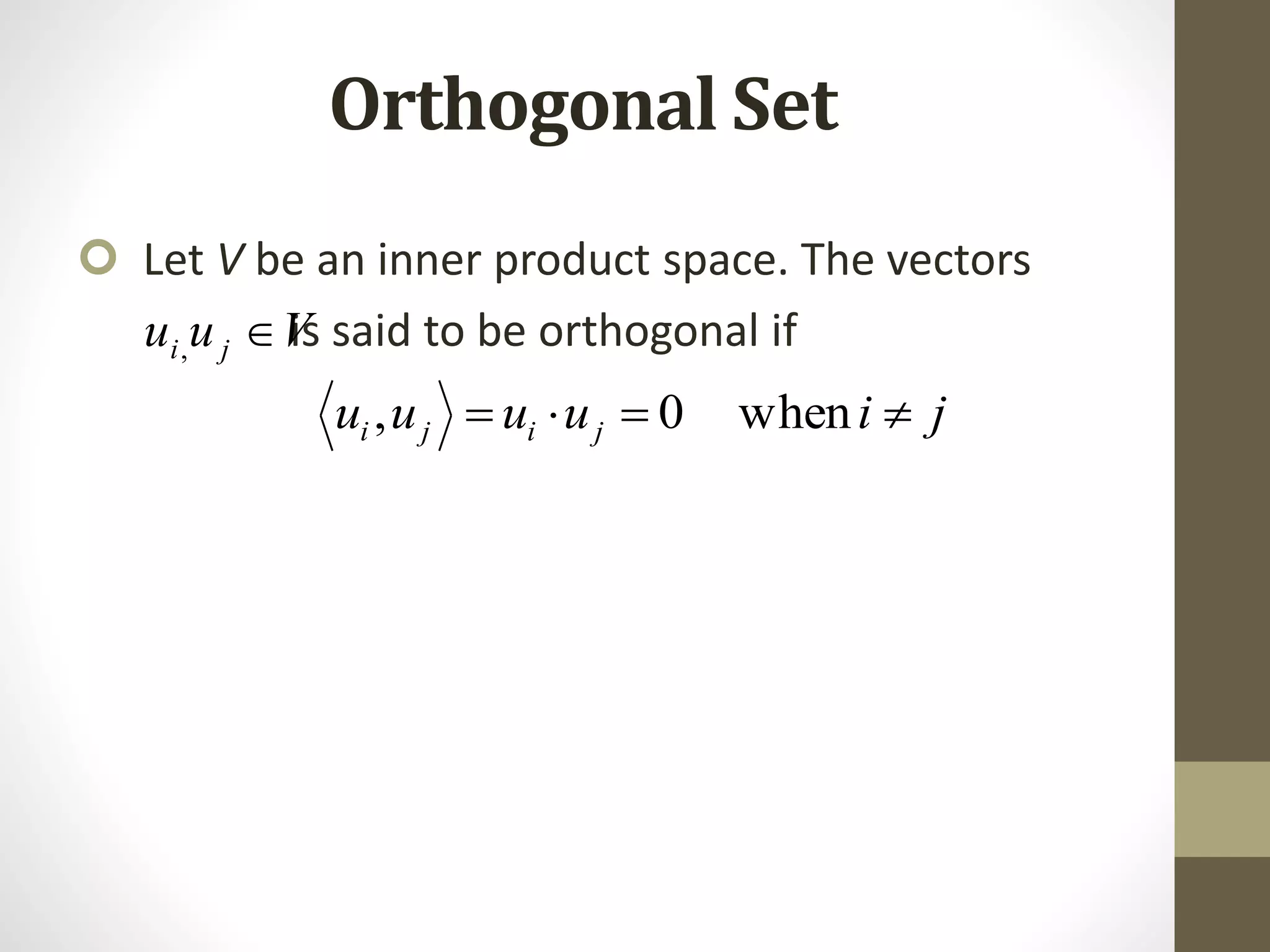 Inner product spaces | PPTX