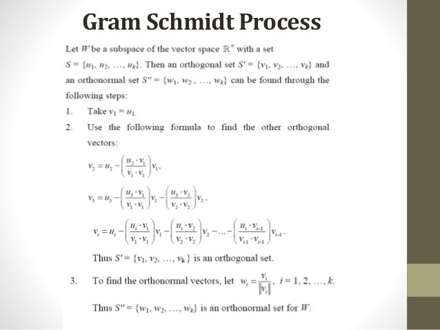 Inner product spaces