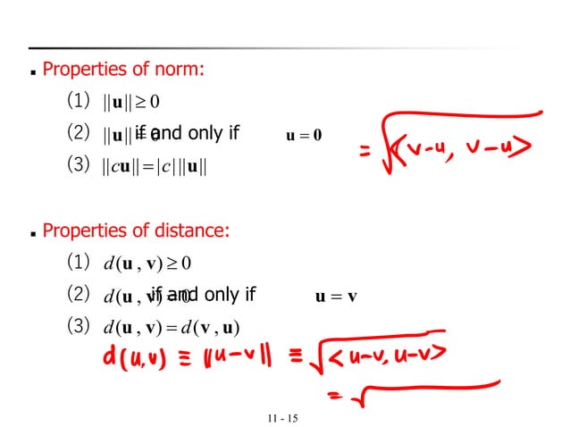 Inner product spaces | PDF