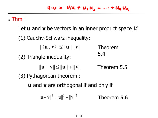 Inner product spaces | PDF