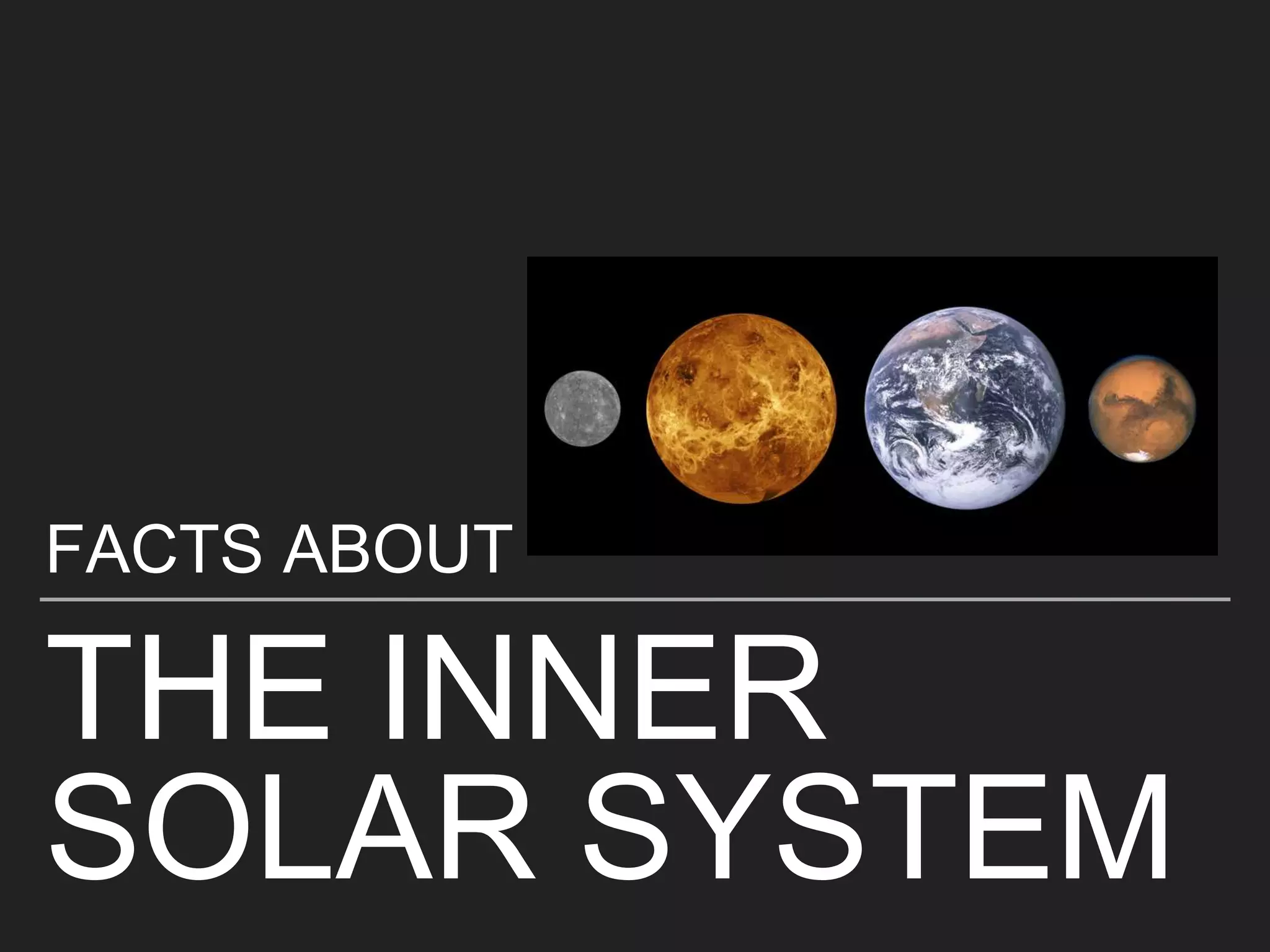 Inner solar system | PPTX | Space and Astronomy | Science