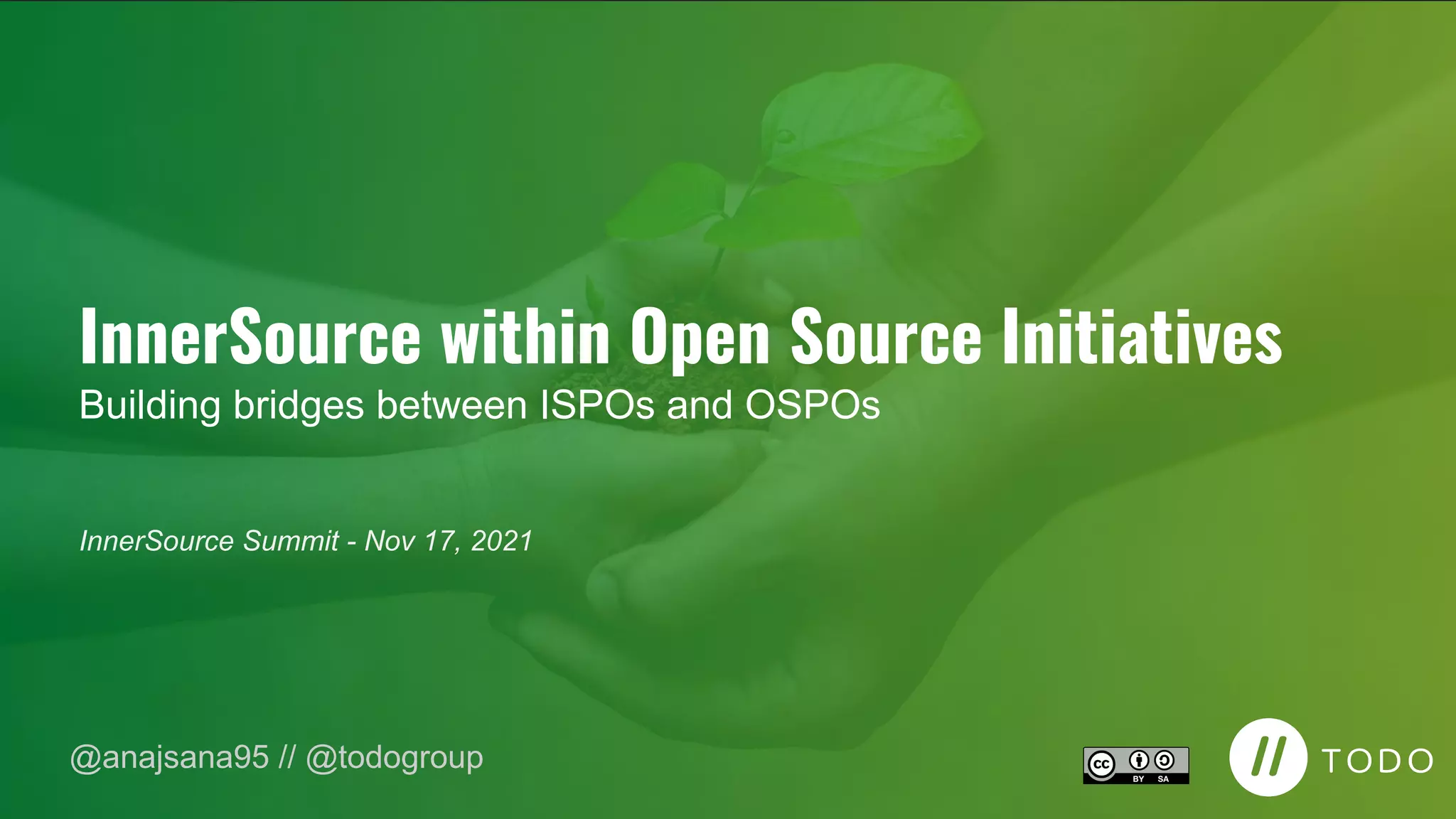 Building bridges between ISPOs and OSPOs | PPT