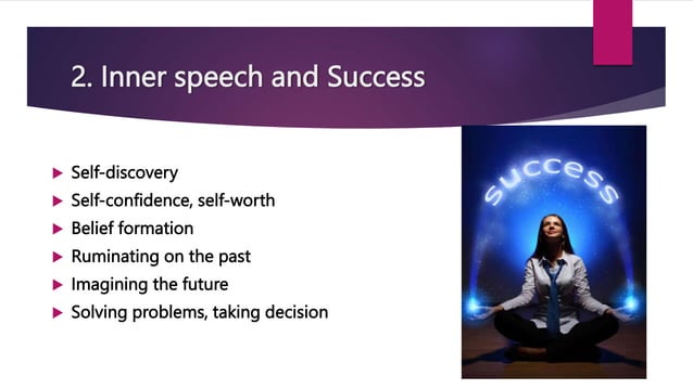 Inner Speech for Success | PPT