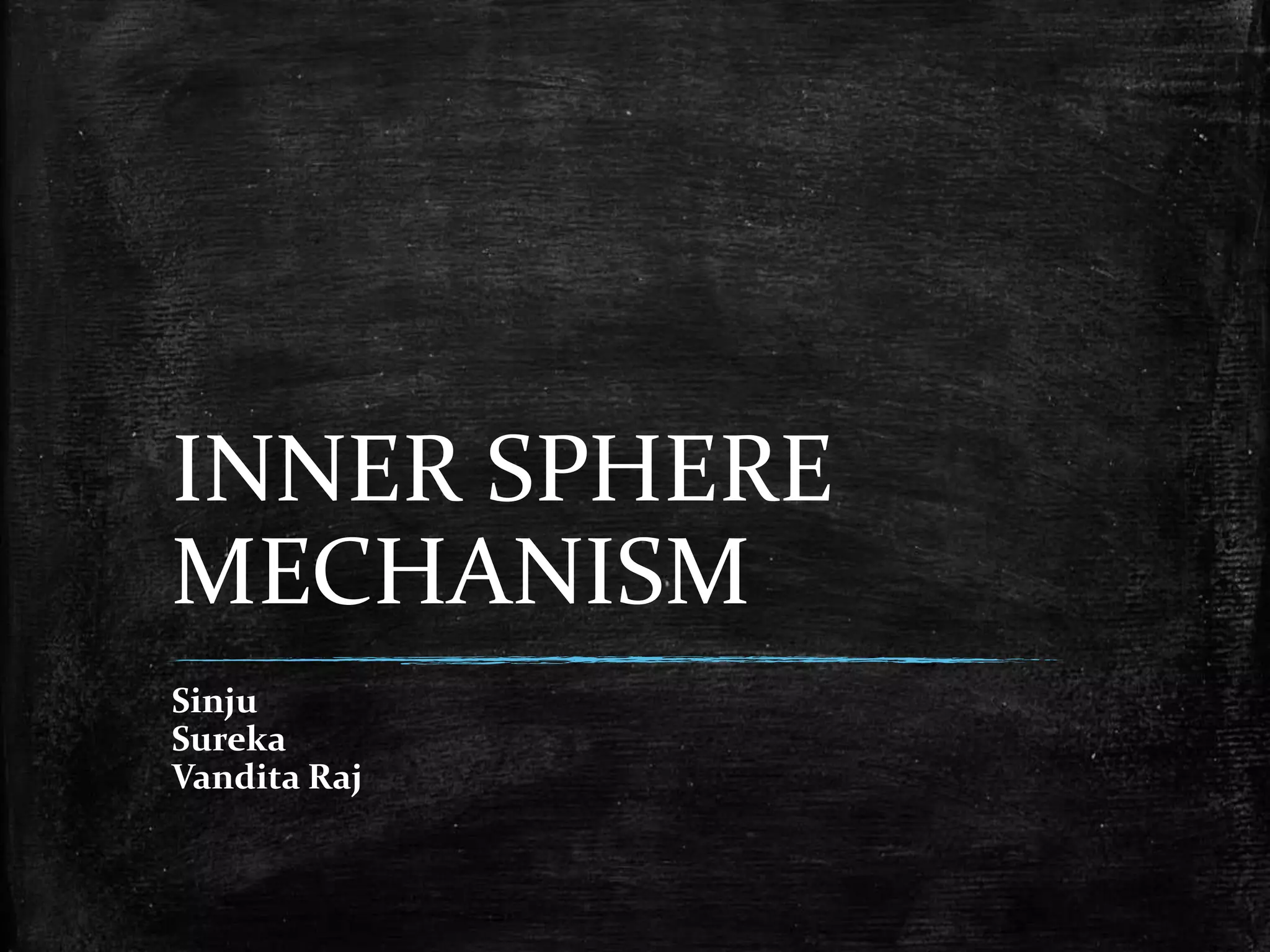Inner sphere mechanism | PPTX