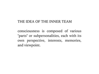 Inner Team Constellation, Portrait, Klaus Haasis, Turku 140613 | PDF