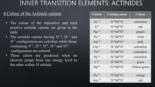 Inner transition elements | PPTX