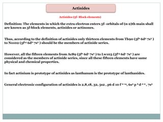 Inner transition series element | PPT