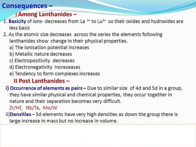 Inner transition series element | PPT