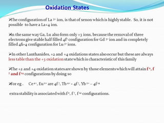 Inner transition series element | PPT