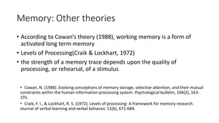 A comprehensive outline of human cognitive mechanism | PPTX