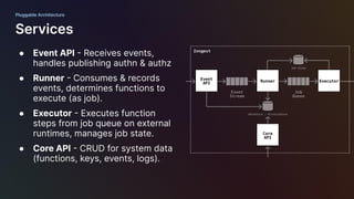 Building a Pluggable, Cloud-native Event-driven Serverless Architecture - Reactive Summit 2022 | PPT