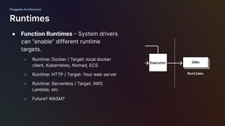 Building a Pluggable, Cloud-native Event-driven Serverless Architecture - Reactive Summit 2022 | PPT