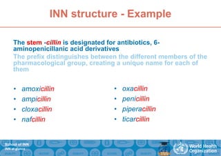 International non properietary name Glance_master.pdf