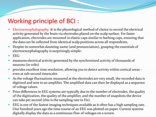 BRAIN COMPUTER INTERFACE | PPT