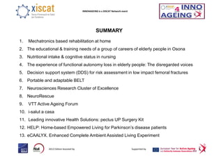 Inno4 ageing posters_2012 | PPT