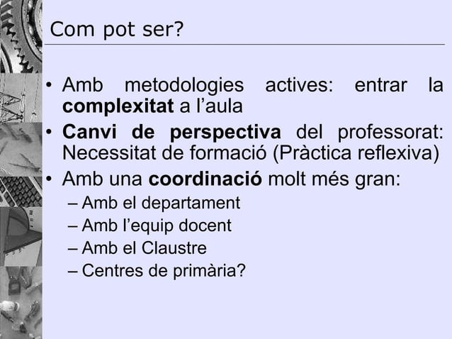 El currículum i les competències bàsiques | PPT