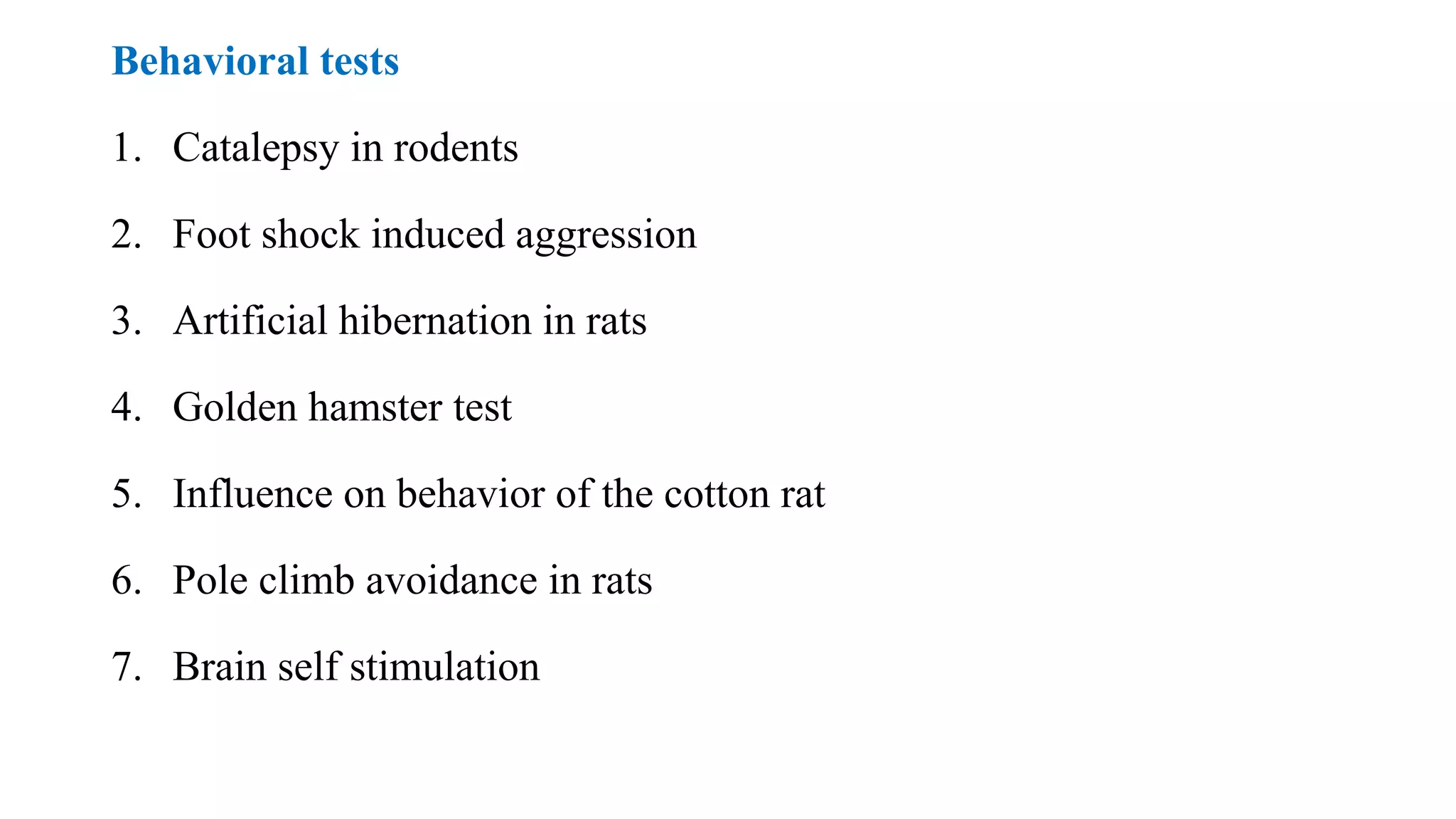 Antipsychotic screening models | PPTX