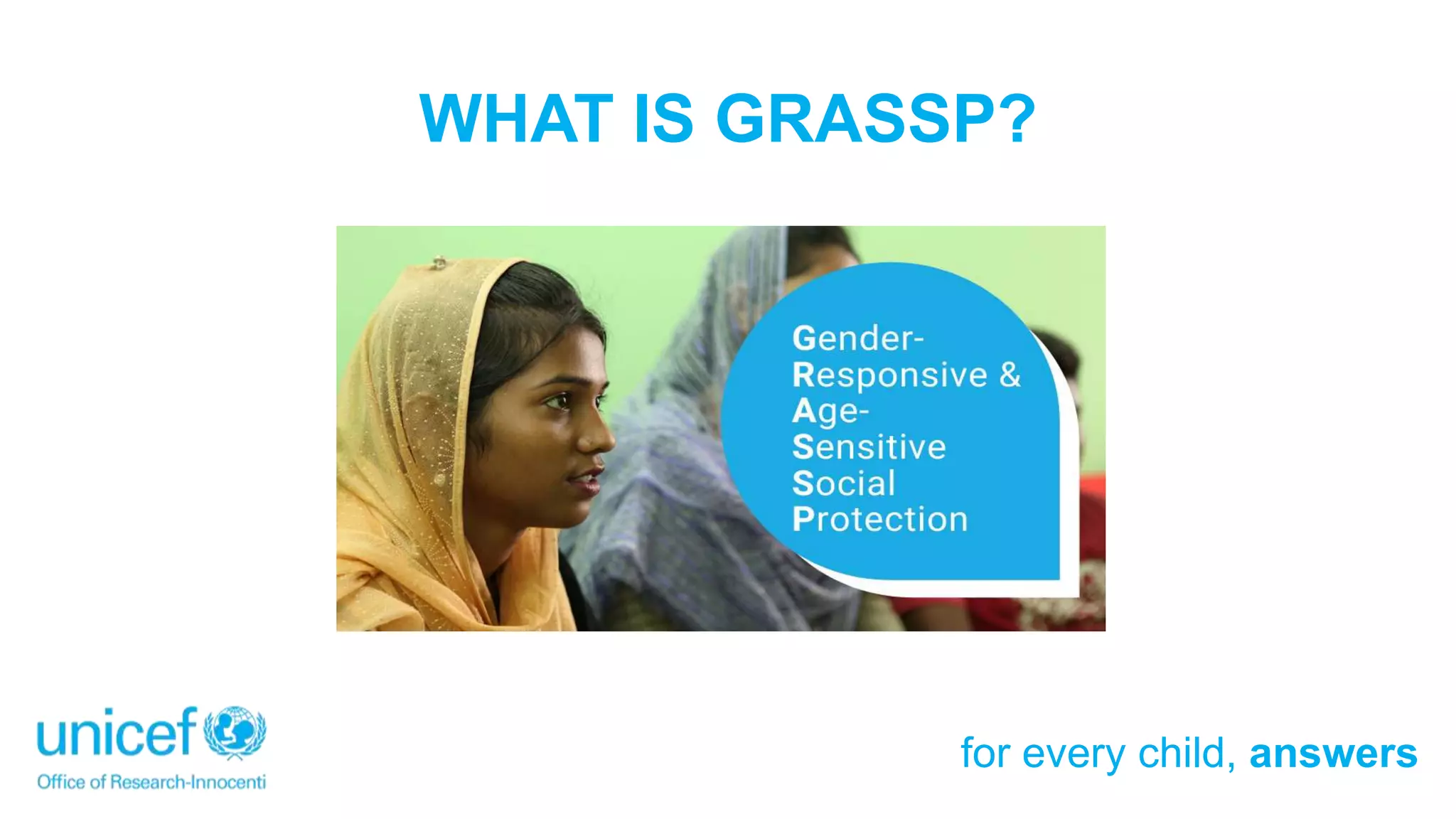 Gender-Responsive Age-Sensitive Social Protection (GRASSP) | PPT