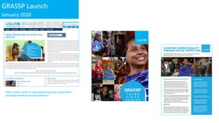 Gender-Responsive Age-Sensitive Social Protection (GRASSP) | PPT