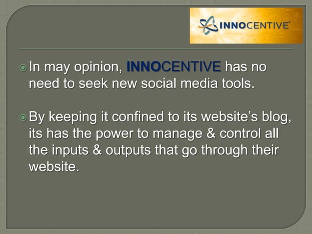 Innocentive | PPTX