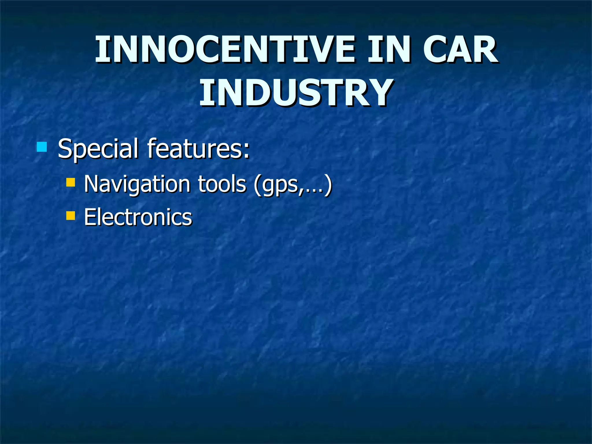 Innocentive In Car Industry | PPT