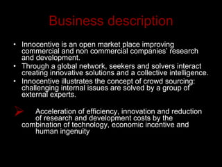 Innocentive Presentation | PPT | Business | Business and Finance