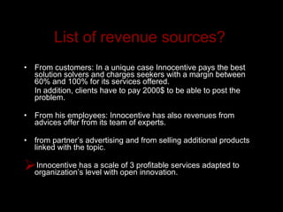 Innocentive Presentation | PPT | Business | Business and Finance