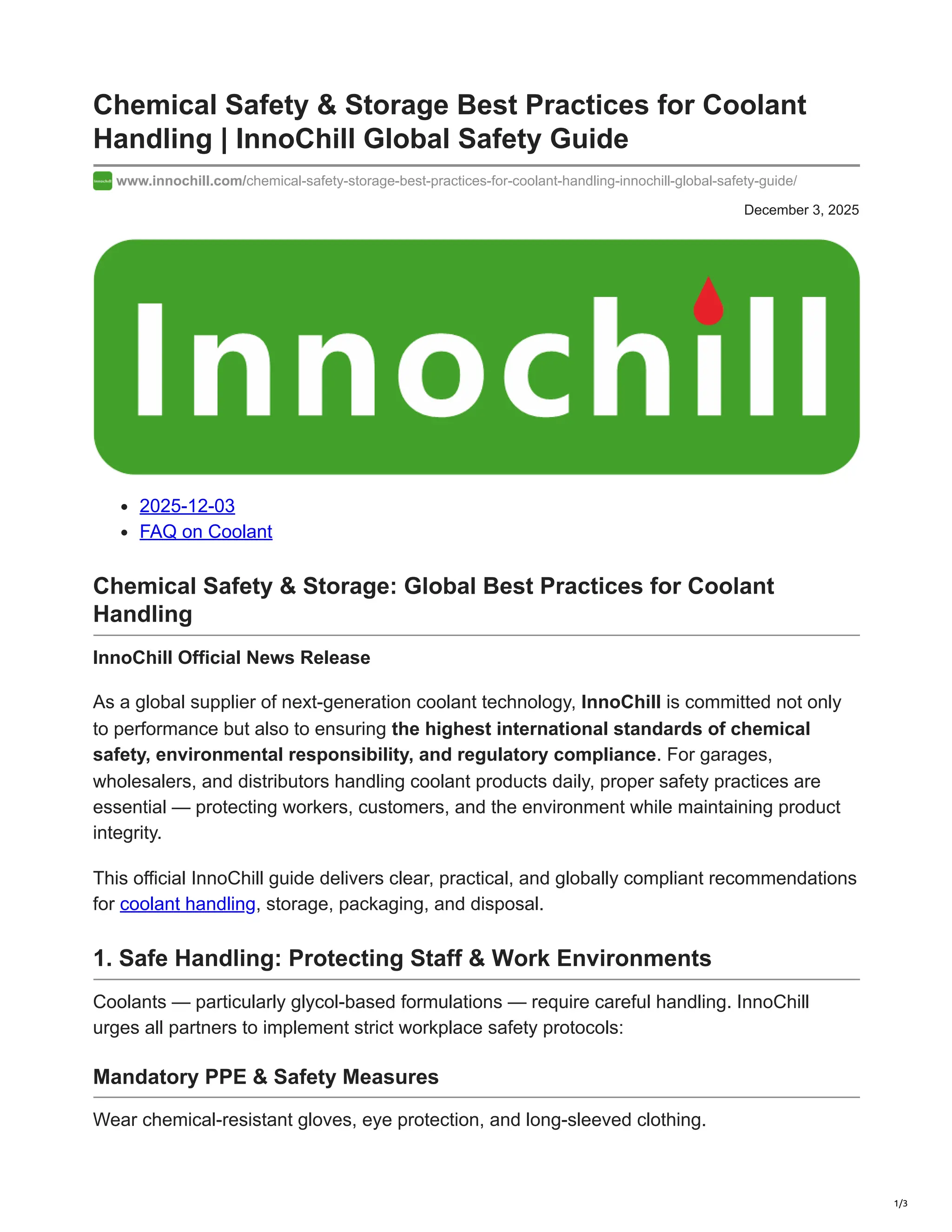 innochill.com-Chemical Safety & Storage Best Practices for Coolant Handling _ InnoChill Global ...