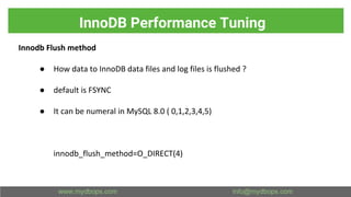 InnoDB Performance Optimisation | PPT