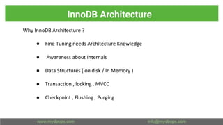 InnoDB Performance Optimisation | PPT