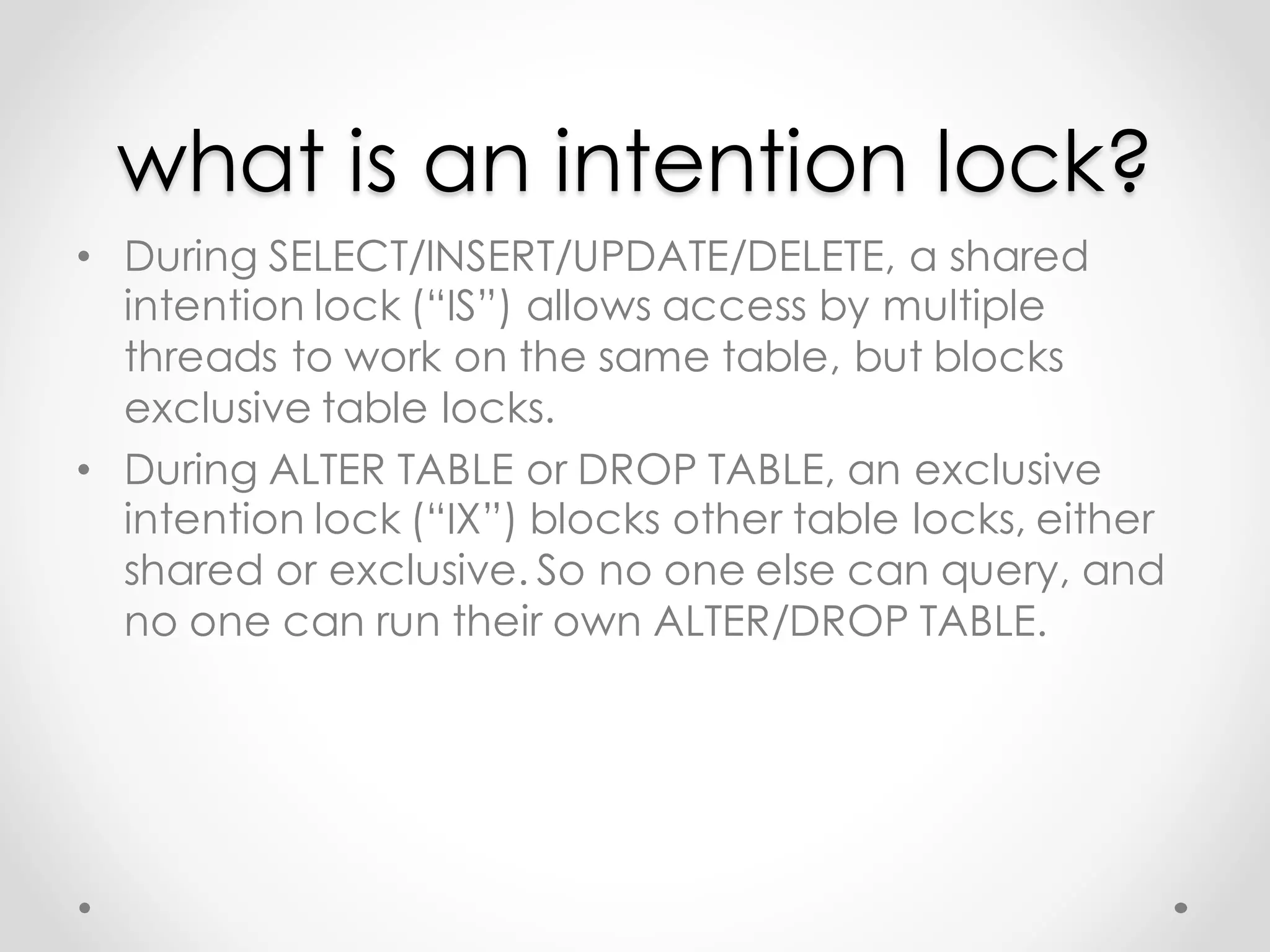 InnoDB Locking Explained with Stick Figures | PDF