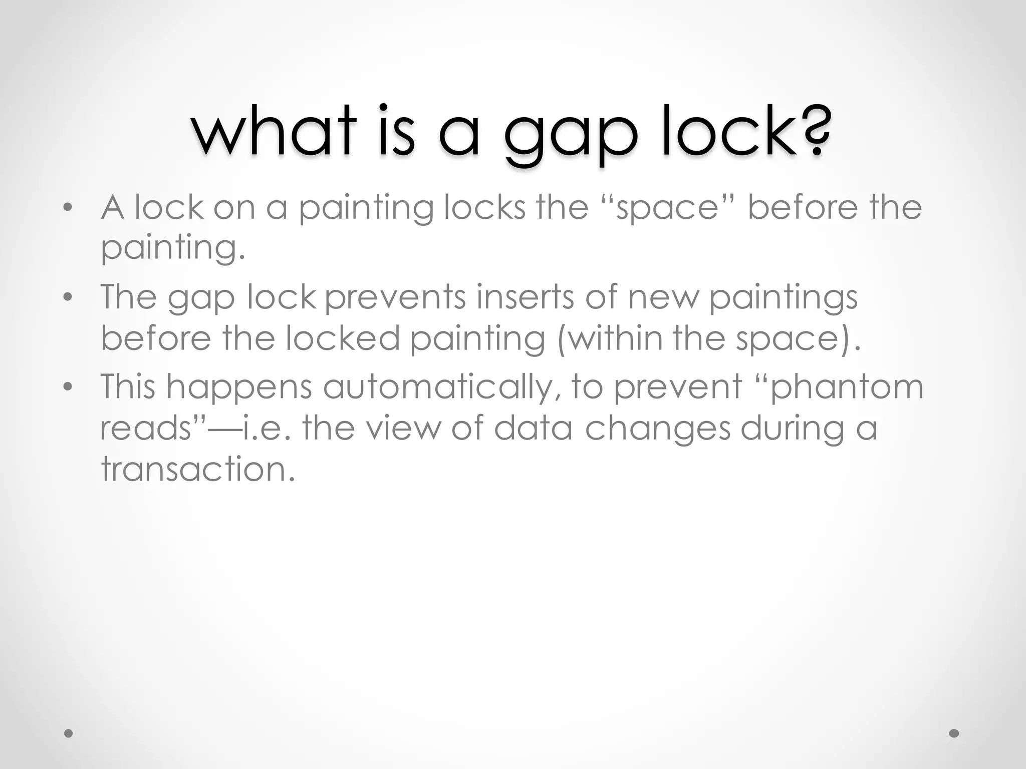 InnoDB Locking Explained with Stick Figures | PDF