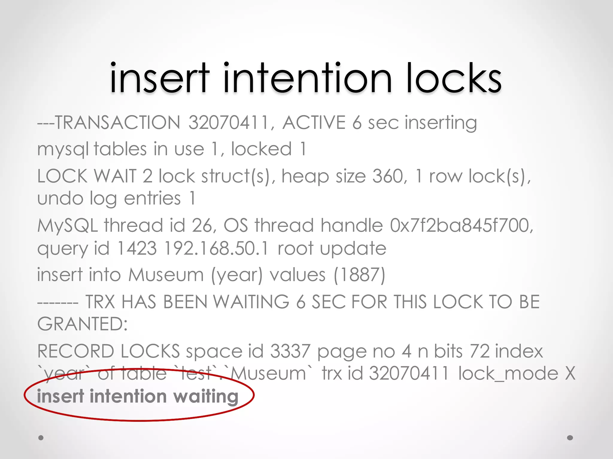 InnoDB Locking Explained with Stick Figures | PDF